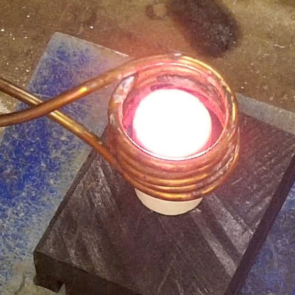 Induction Heater for Melting and Casting a Ceramic Compound Casting ...